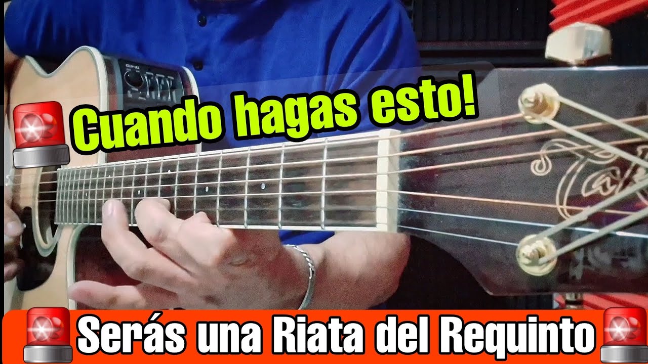 Serás una Riata en la Guitarra👆Si haces ESTO - YouTube