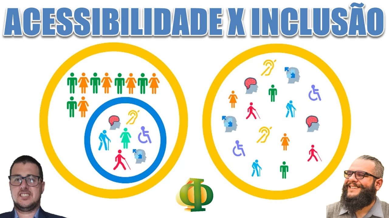 Qual a diferença entre inclusão e acessibilidade - YouTube