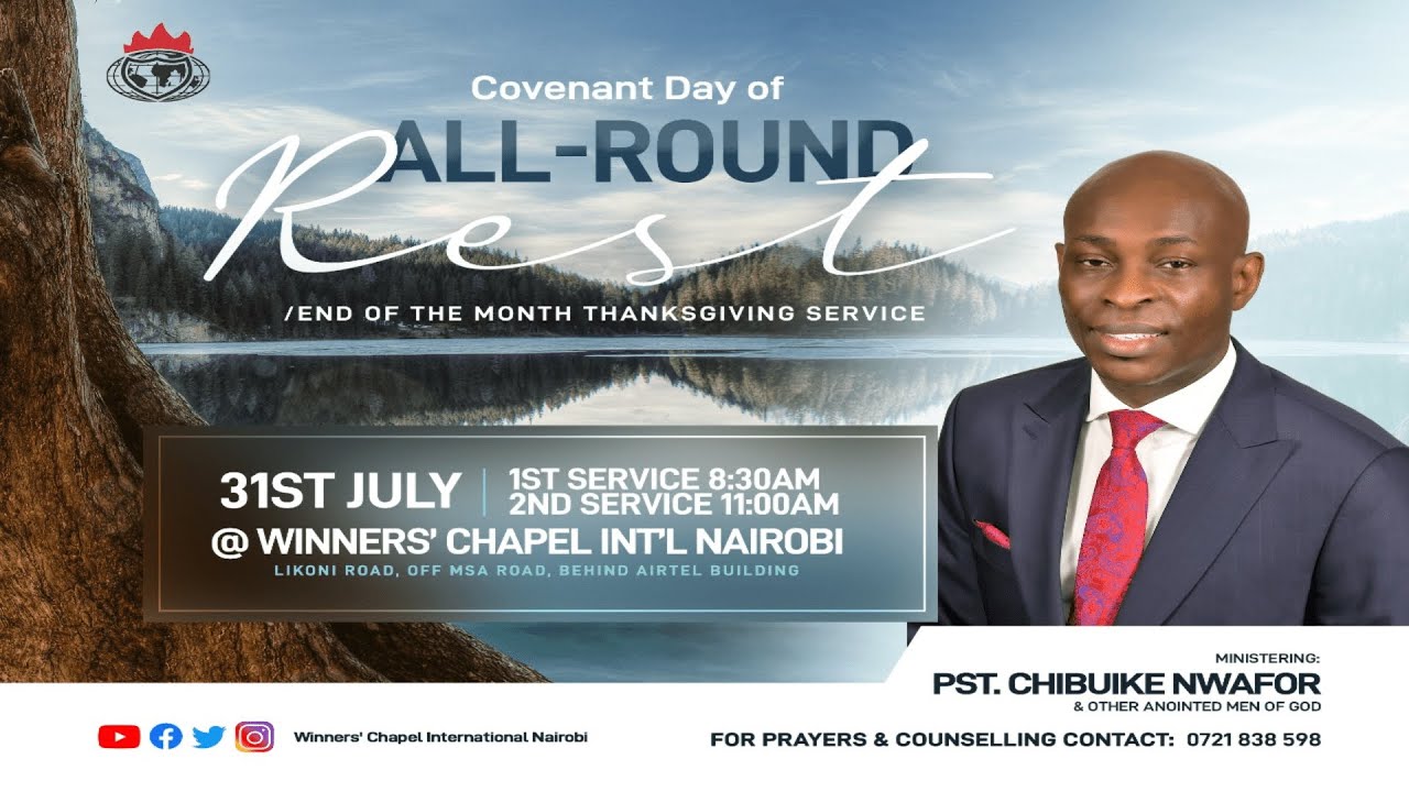 1ST SERVICE: COVENANT DAY OF ALL ROUND REST/ THANKSGIVING & DEDICATION ...