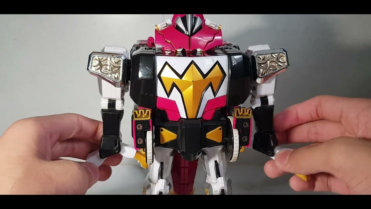 DX Dino Stegazord - Killeroh - Bakuryuu Sentai Abaranger - YouTube