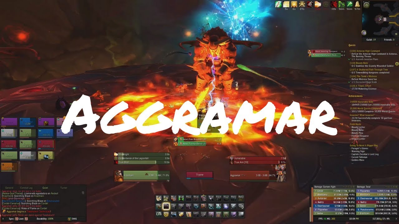 Aggramar Boss Strategy Guide - Antorus - Seat of the Pantheon 1/2 ...