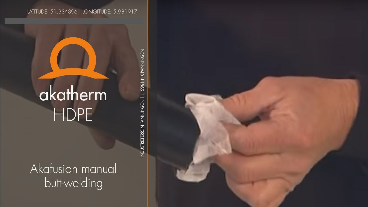Akafusion manual butt-welding movie - Akatherm - YouTube