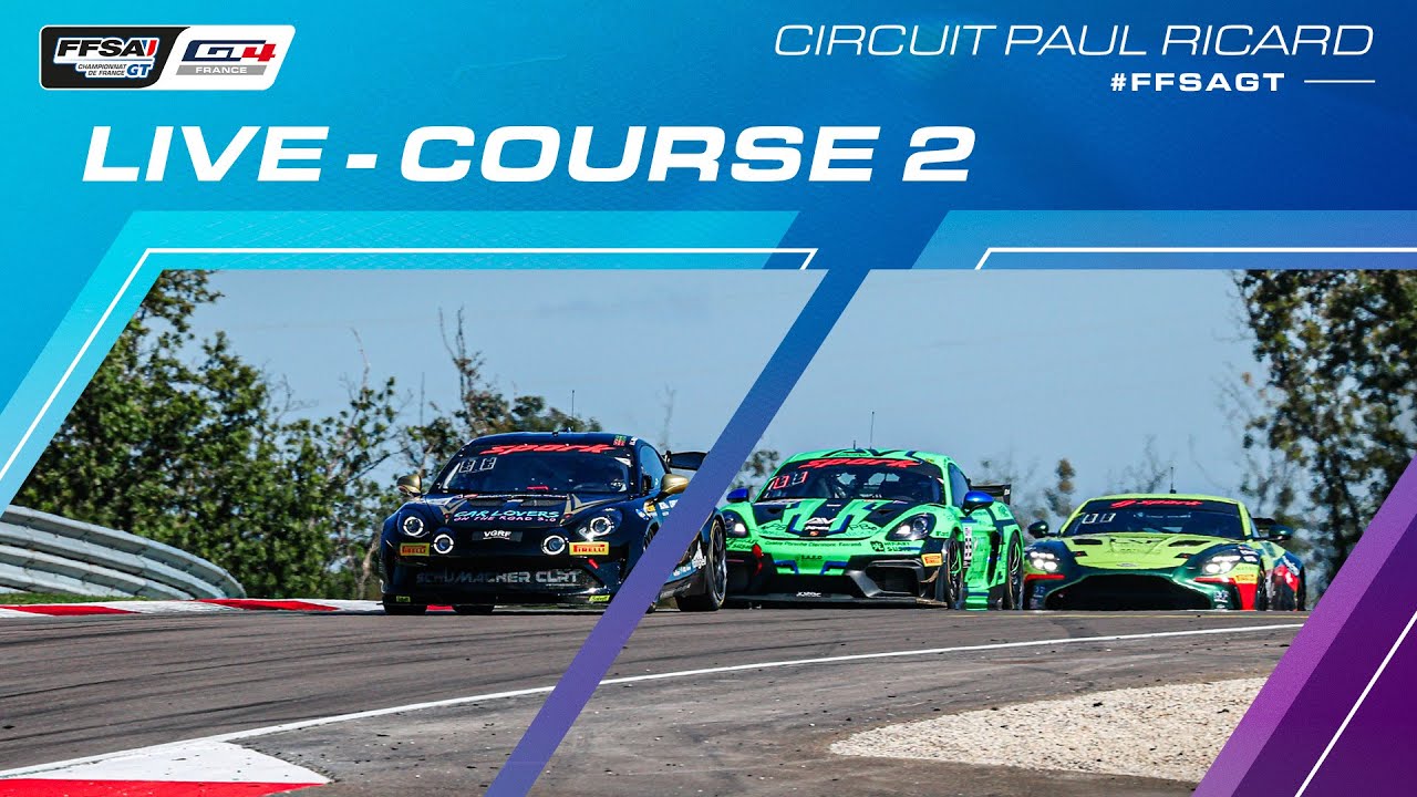 Championnat de France FFSA GT – Circuit Paul Ricard – Course 2 - YouTube
