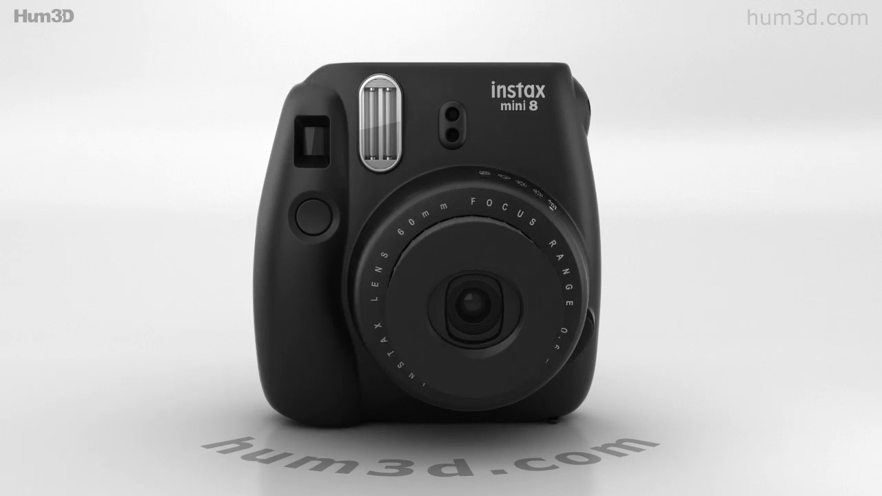 Fujifilm Instax Mini 8 Black 3D model by Hum3D.com - YouTube