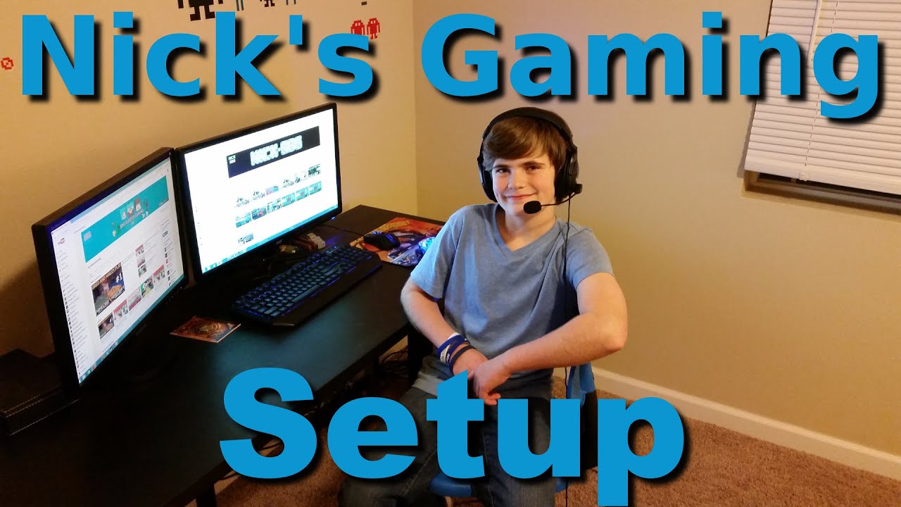 Nick's Gaming Setup Tour! November 2015 - YouTube