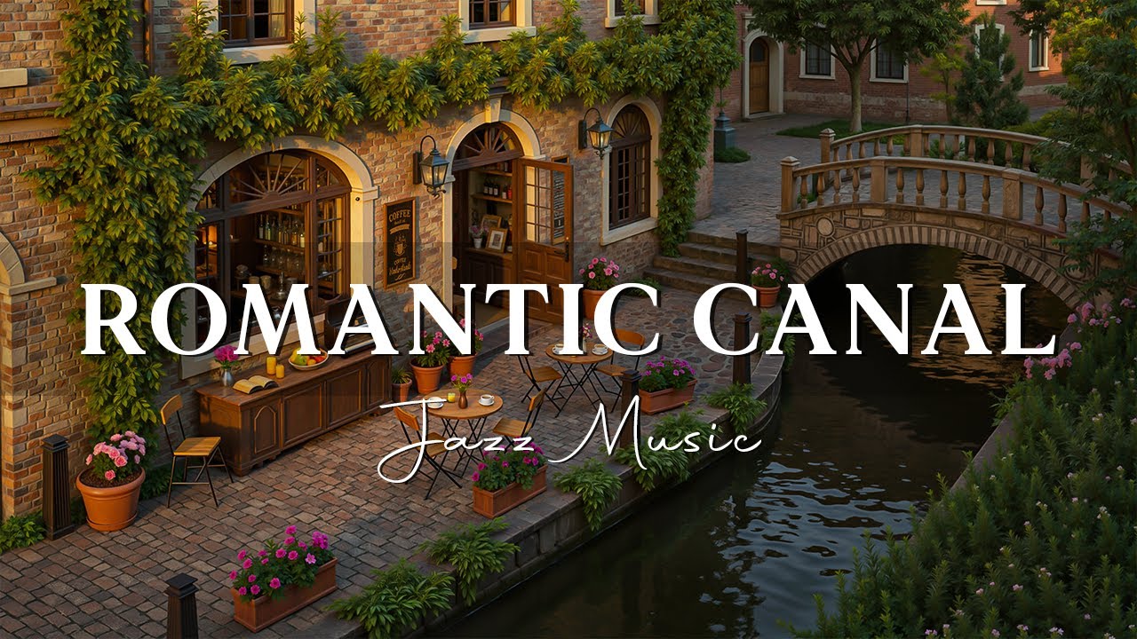 Romantic Jazz at a Riverside Café ☕ Soothing Bossa Nova & Chill Jazz ...
