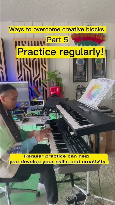 Ways to overcome creative blocks (Part 5)🎹Practice regularly🎹 #productiontips #creativeblocks ...