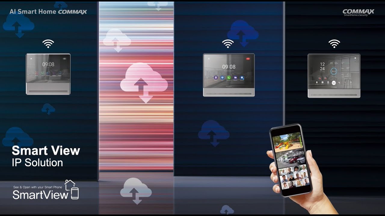 COMMAX SmartView(IP) CIP-70QPT #smarthome #smartview #commax - YouTube