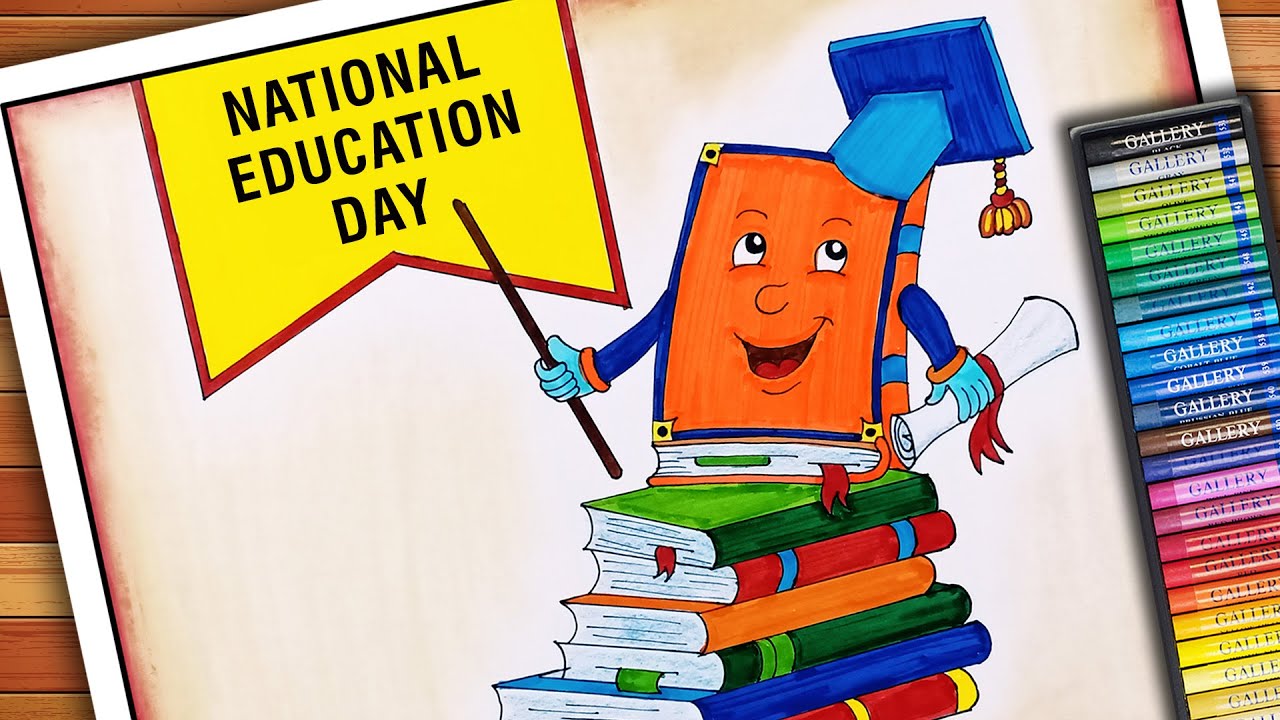 World Book Day Drawing | World Book Day Easy Drawing | World Book Day ...