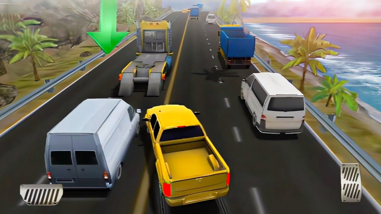 Turbo Driving Racing 3D ll Racing Game Video ll Yellow Turbo Car ll ...