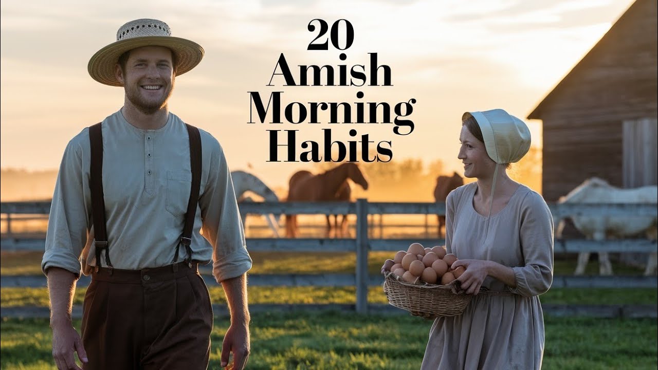 20 Amish Morning Habits for a Simple & Productive Life | Peaceful ...