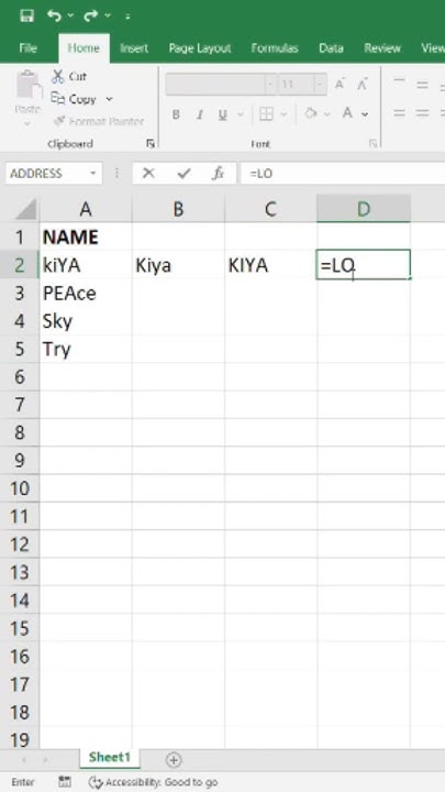 Master Text Formatting in Excel with PROPER,UPPER, and LOWER Formulas! 🚀 #ExcelTips # ...