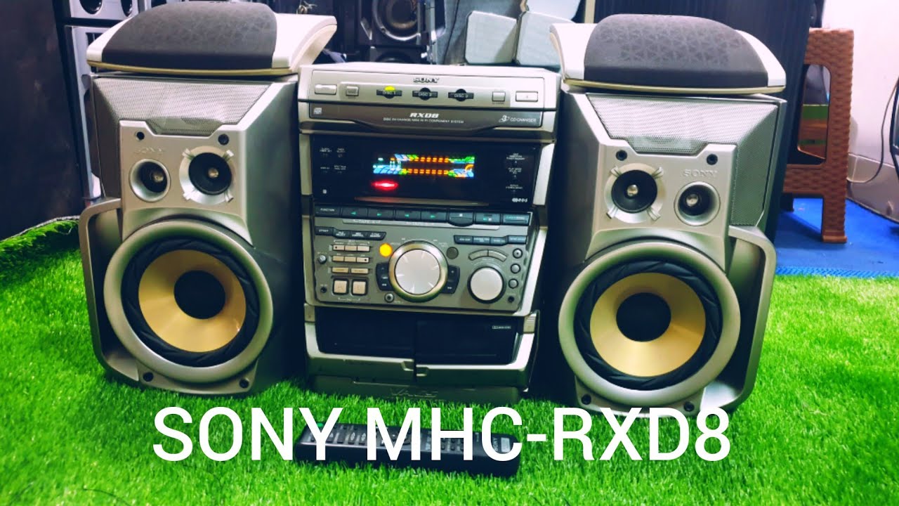SONY MHC-RXD8 - YouTube