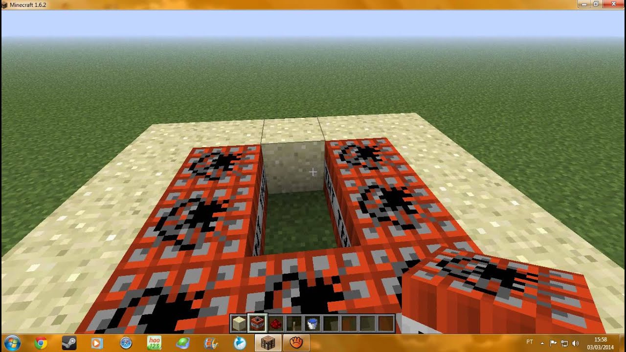 como fazer uma bomba atômica no minecraft - YouTube