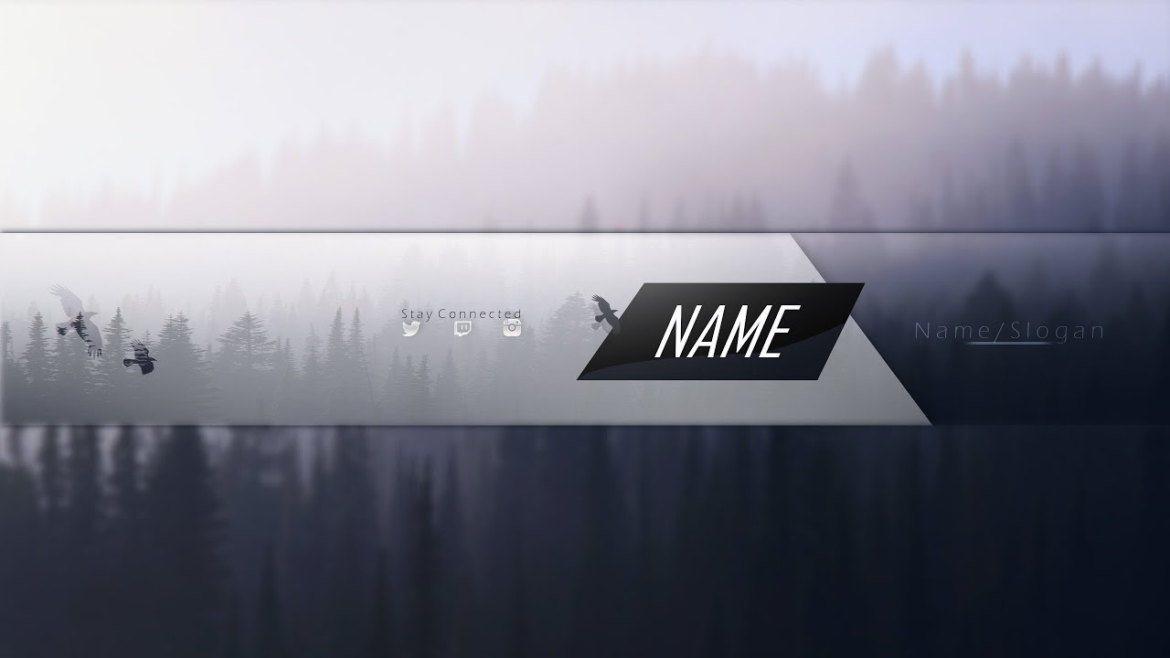 [Free] Dark Foggy Forest Banner 💨🌑 [Blizzard Design] - YouTube