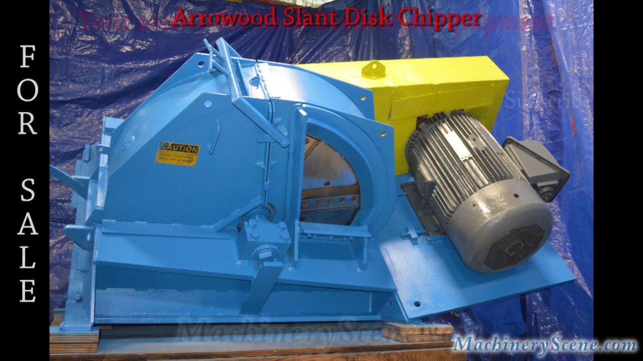 For Sale: Acrowood Slant Disk Chipper - YouTube