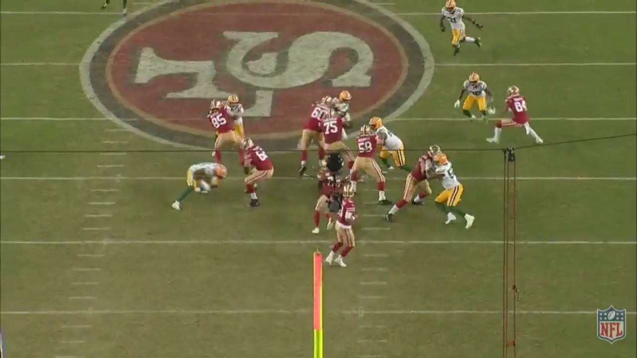 5 49ers long trap 2 vs GB 2019 - YouTube