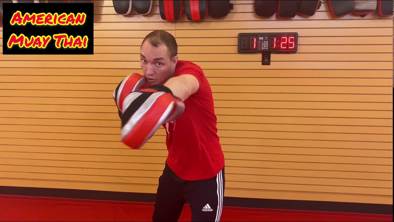 Kickboxing Workout - Mitt Work Drills NO EQUIPMENT NEEDED! - YouTube