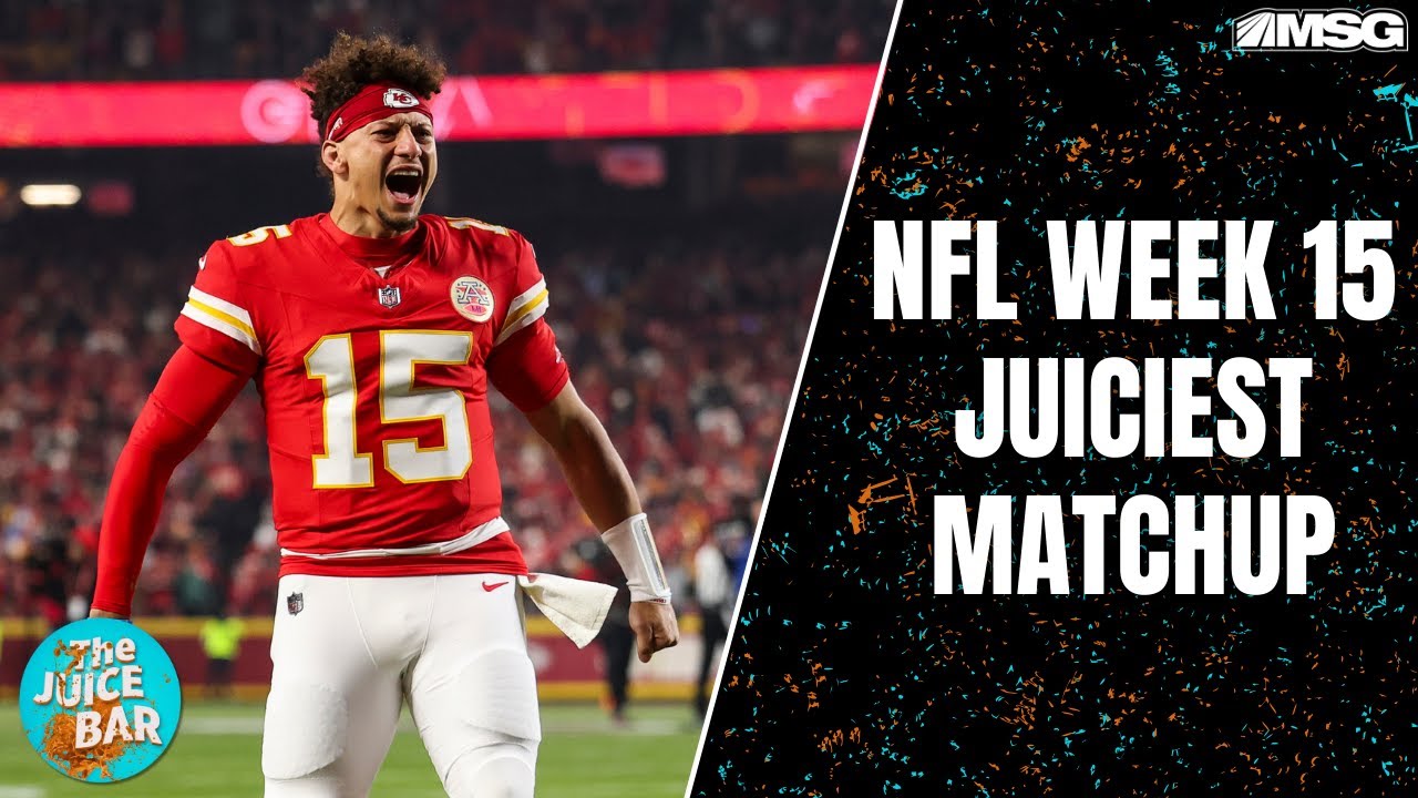 NFL Week 15 Preview: Juiciest Matchup | The Juice Bar - YouTube