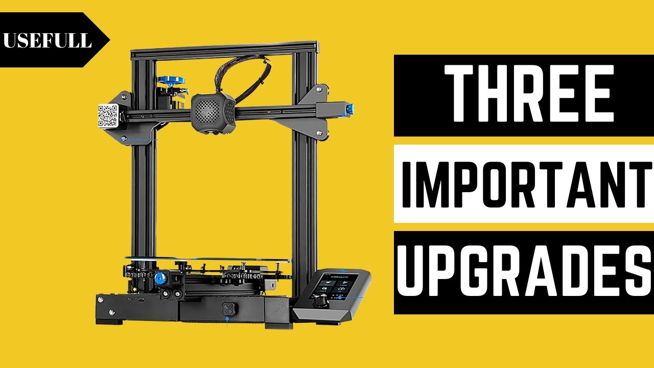 Creality Ender 3 V2 3D Printer 3 Great and Important Upgrades - YouTube