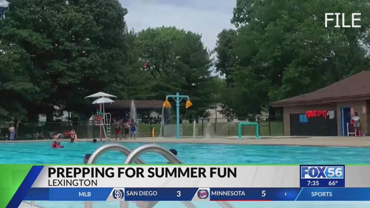 Lexington Parks and Rec preps for pool season - YouTube