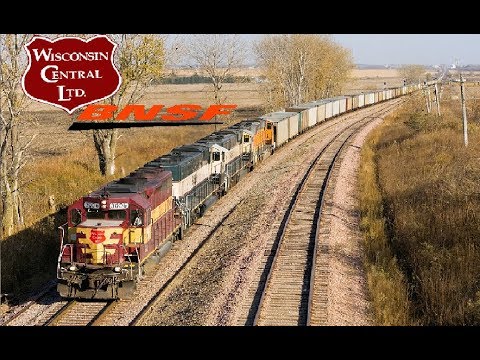 Lost Video from 2013 Wisconsin Central 3006 leads BNSF IEI Coal Train ...