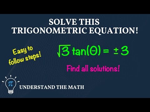 How to Solve Trigonometric Equations With a Single Tangent Function ...