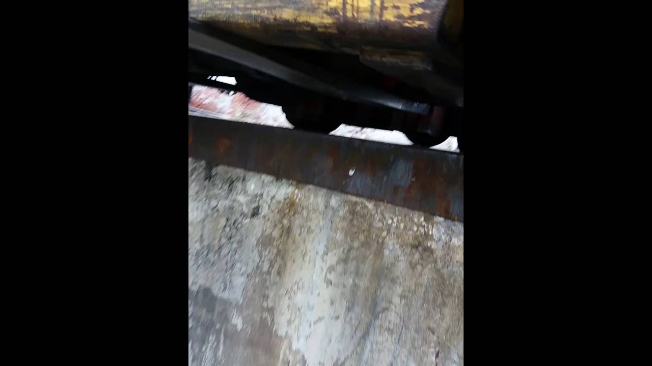 How to get under a forklift - YouTube