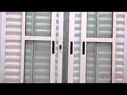 Porta Balcão 6 Folhas Branco Linha Design