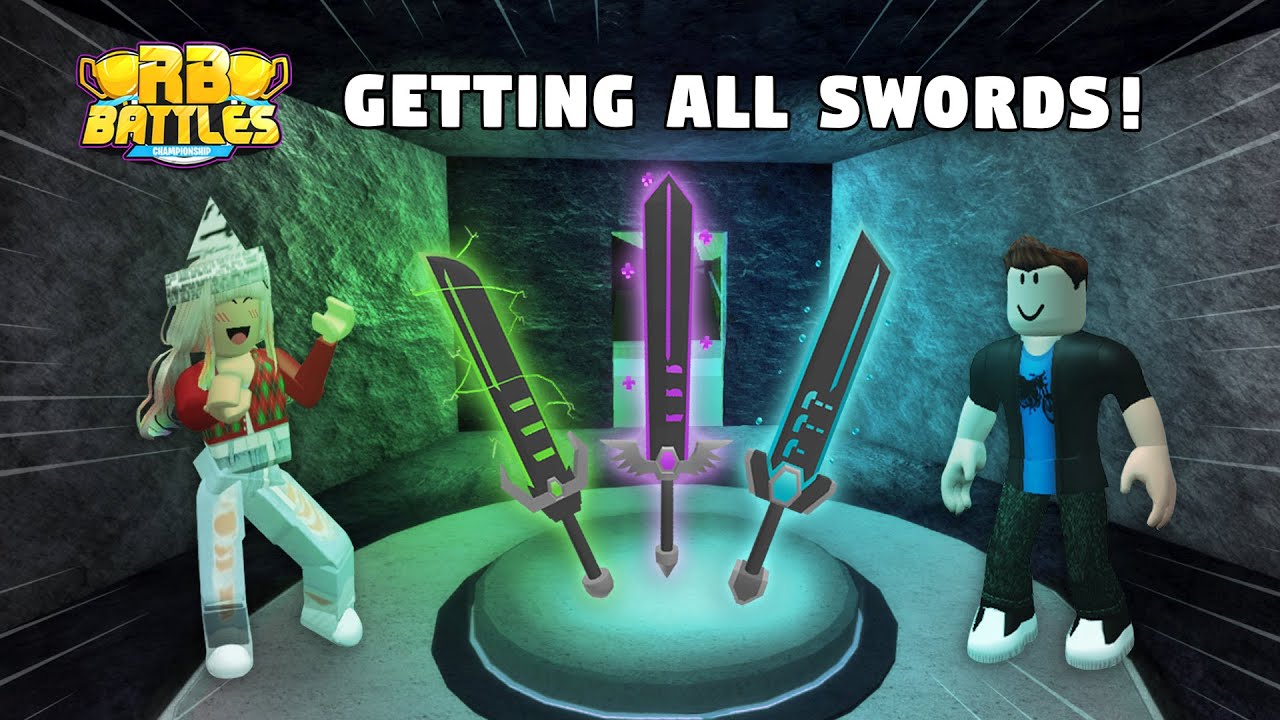 Getting ALL RB BATTLES SWORDS! ⚔️ Russo, Sabrina, and DJ's Sword ...
