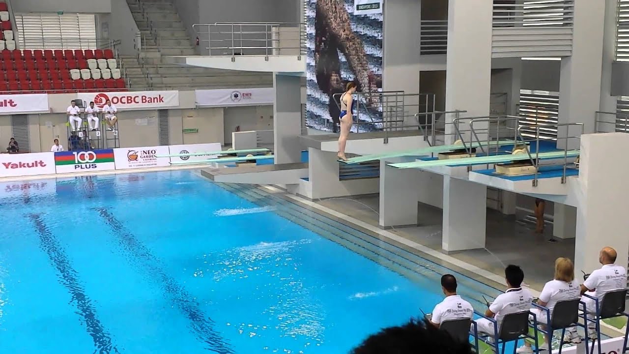 FINA Diving Grand Prix Singapore 2015 (3M Women Springboard) - YouTube