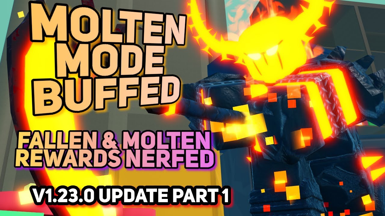 Molten Mode BUFFED | Molten & Fallen Rewards NERFED | Tower Defense ...