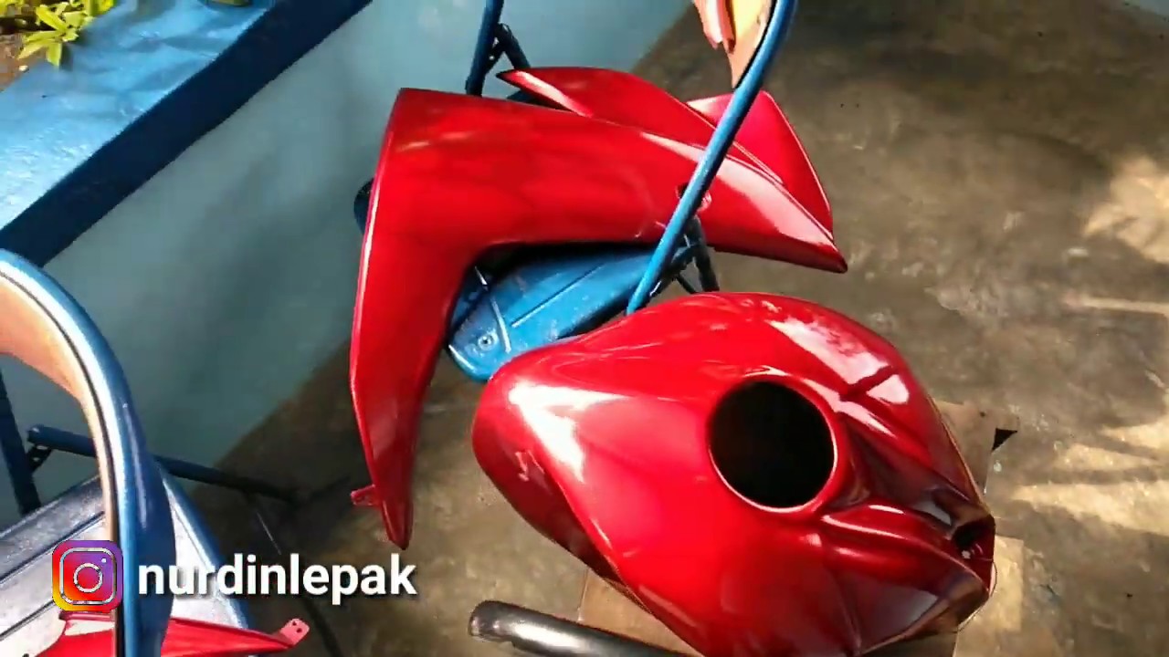 repaint body r25 - samurai paint - part 2 - YouTube