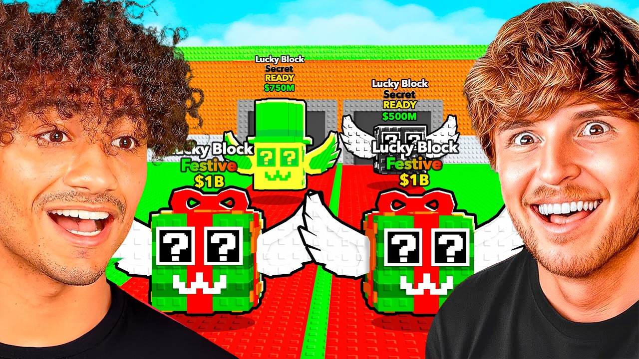 FESTIVE LUCKY BLOCK RACE vs FOLTYN - videoblogs.com