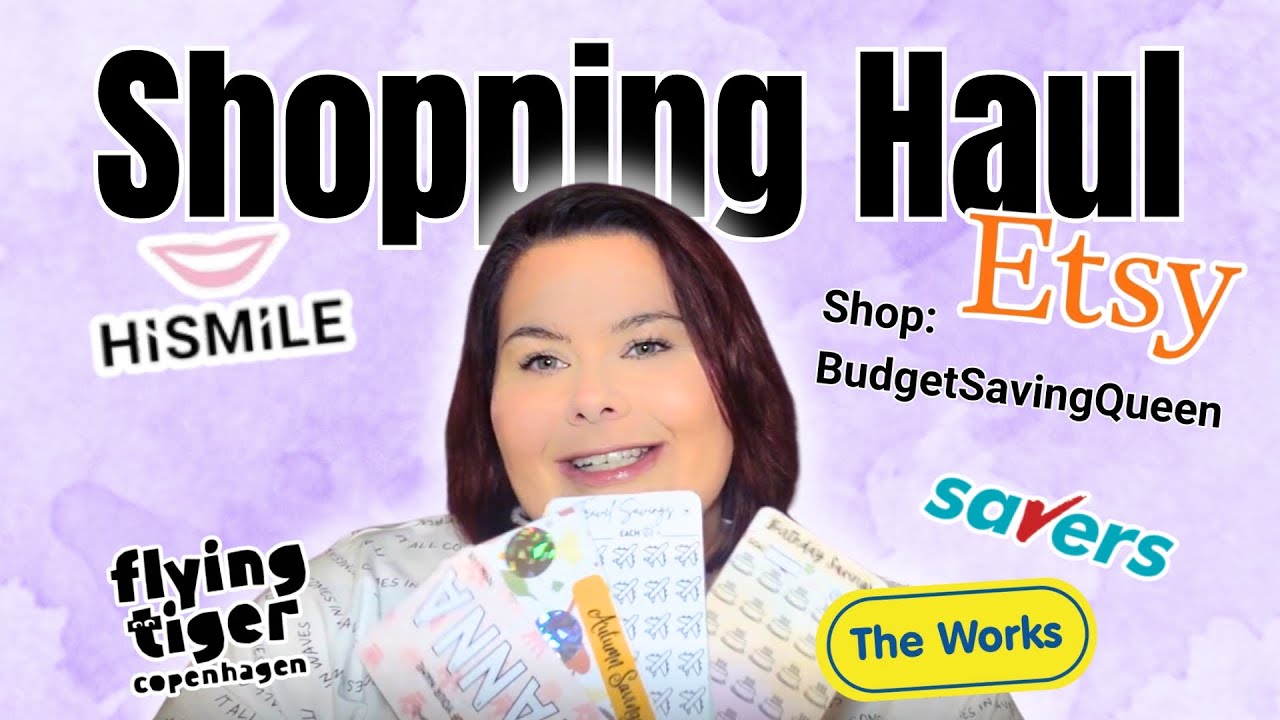MASSIVE Shopping Haul! HiSmile, The Range, Etsy, Flying Tiger & More ...