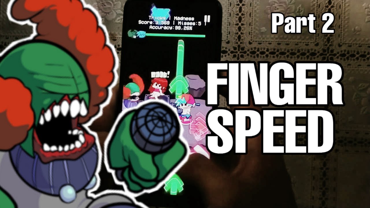AMAZING FINGER SPEED TRICKY FNF PART 2 (ANDROID,iOS) - YouTube
