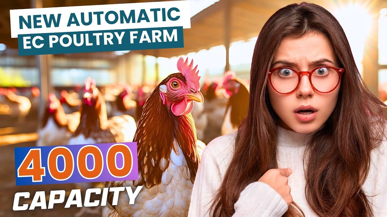 4000 BIRD CAPACITY | OUR NEW EC POULTRY FARM | MRAJ FARMER - YouTube