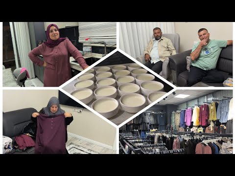 TEYZEMLE İKİ GÜNDÜR GEZİYORUZ NELER ALDIK⁉️DERMAN BACIMLAR GELDİ ÇAY KEYFİMİZ🥰19 KASE SÜTLAÇ YAPTIM🤌
