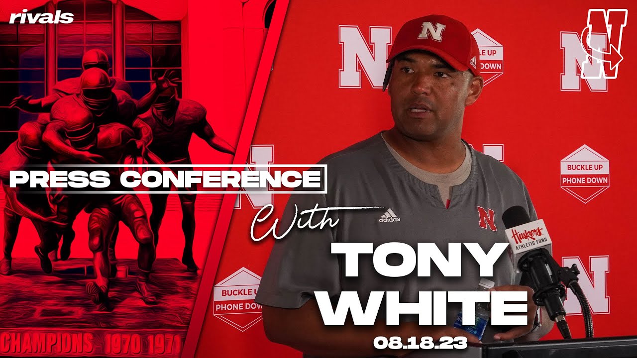 Nebraska Football: defensive coordinator Tony White fall camp press ...