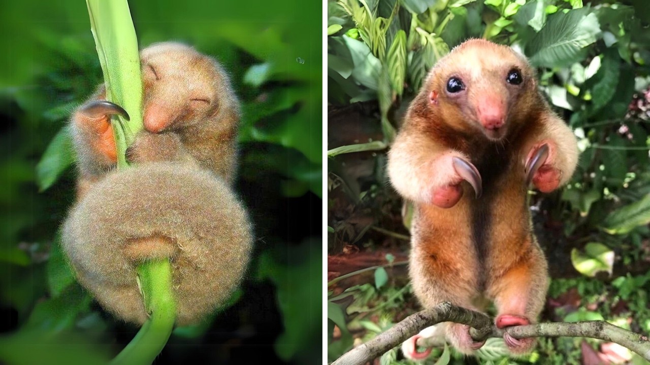 Silky Anteater 🦥 This Tiny Predator Is Adorable! - YouTube