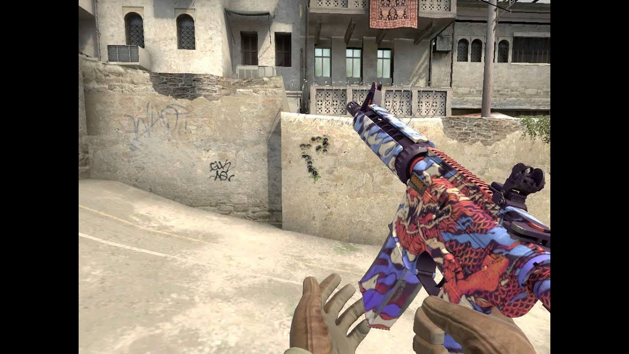 M4A4 | Dragon King. Skin ShowCase ( CS:GO ) - YouTube