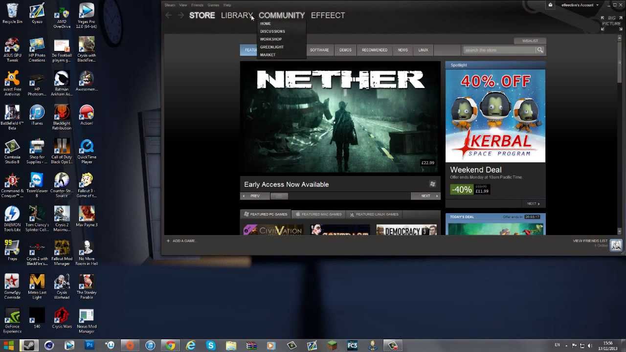 How to change your Steam Skin/Layout! - YouTube