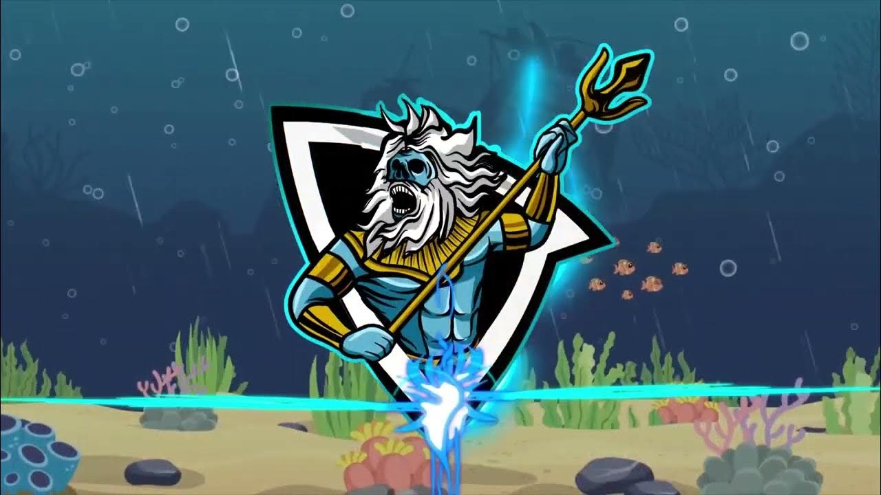 aqua mascot logo animation - YouTube