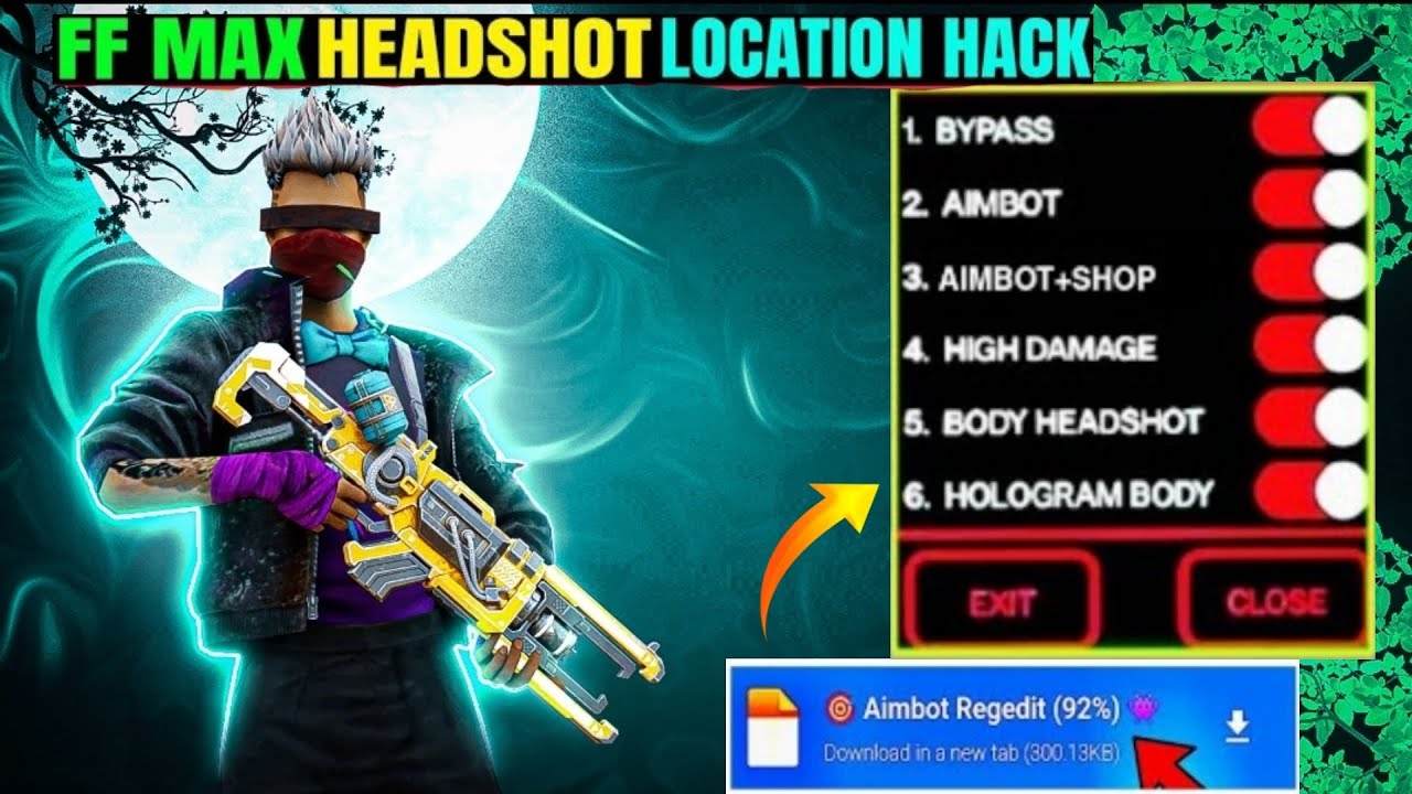 Free Fire Auto Headshot Panel OB48 🔥 | Free Fire + FF Max Aimlock ...