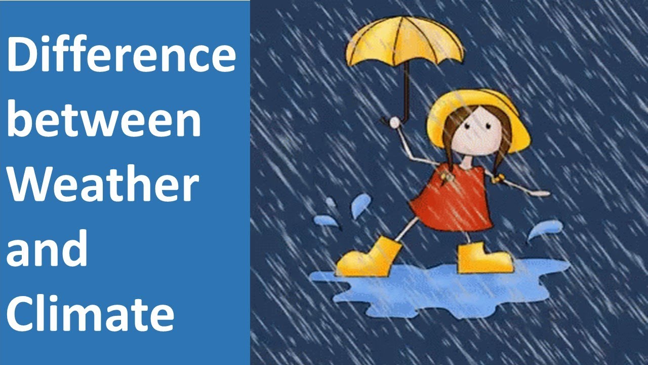 DIFFERENCE BETWEEN WEATHER AND CLIMATE SCIENCE EDUCATIONAL VIDEO difference-between-weather-and-climate-science-educational-video