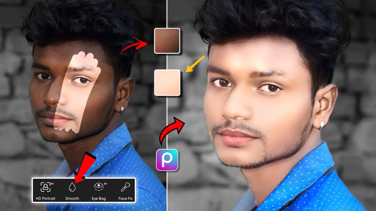 PicsArt Se Face Ko Gora Aur Smooth Kaise Kare | PicsArt Face Smooth Editing | Face Smooth ...