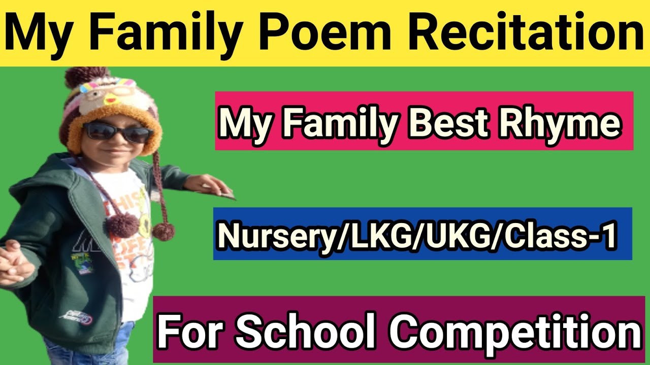 My Family Poem Recitation || My Family School Project || My Family Poem ...