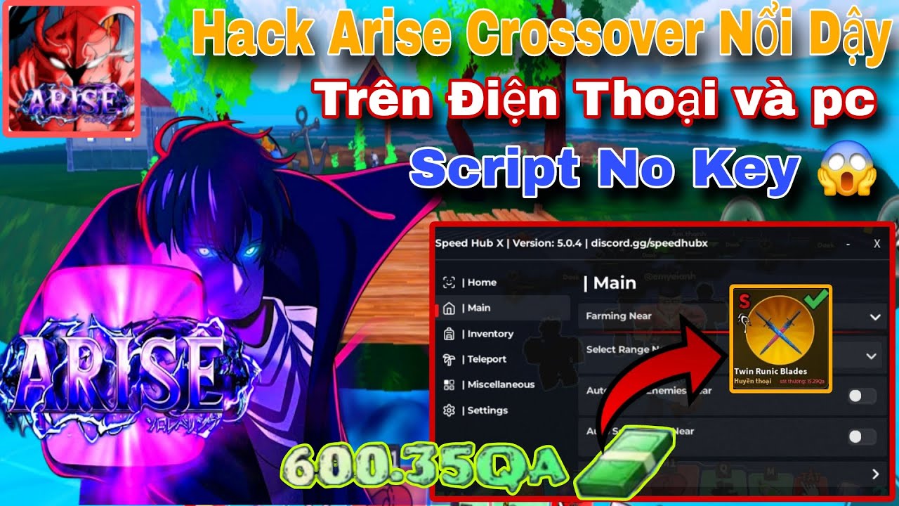 Cách Hack Arise Crossover Nổi Lên Trên Điện Thoại Mới Nhất | Script Crossover No Key Siêu Vip ...