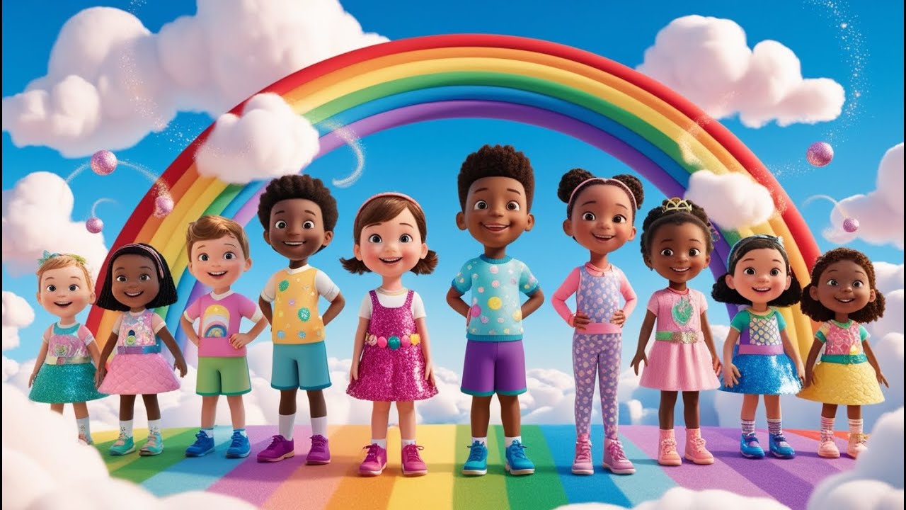 "The Rainbow Colors Song"! This fun and engaging song helps kids learn ...