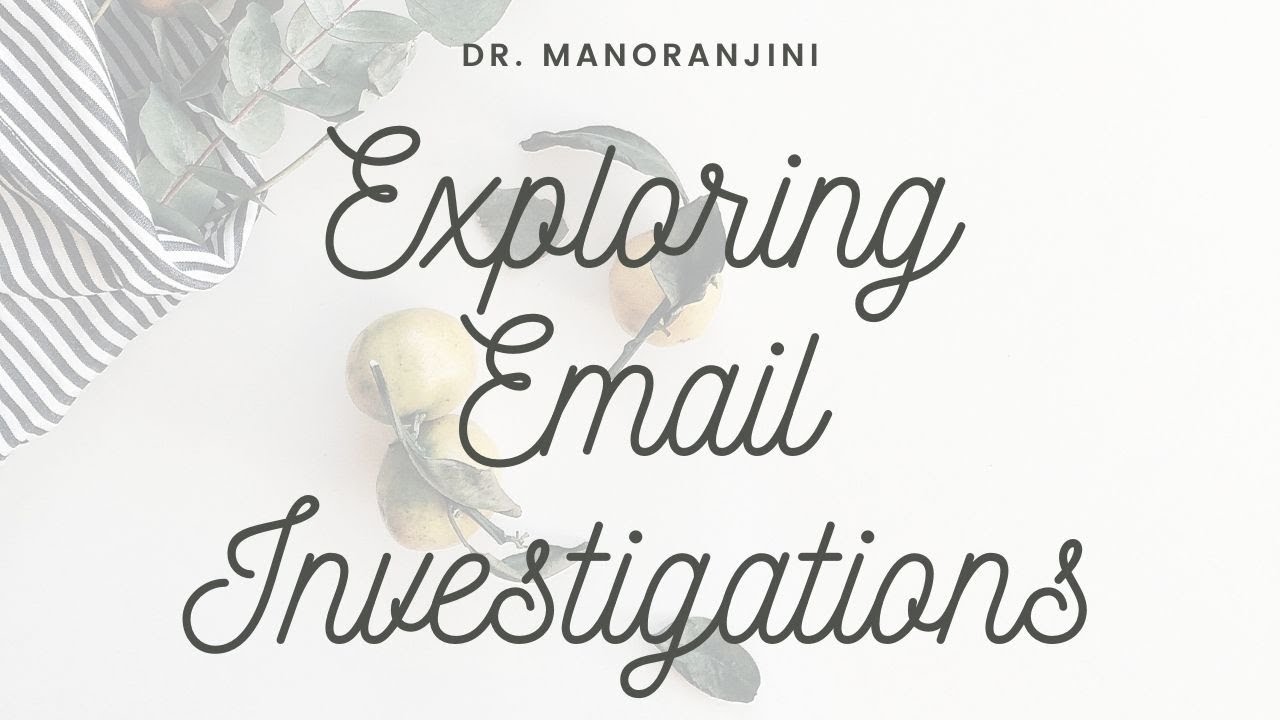 How to explore email investigations in computer forensics - YouTube